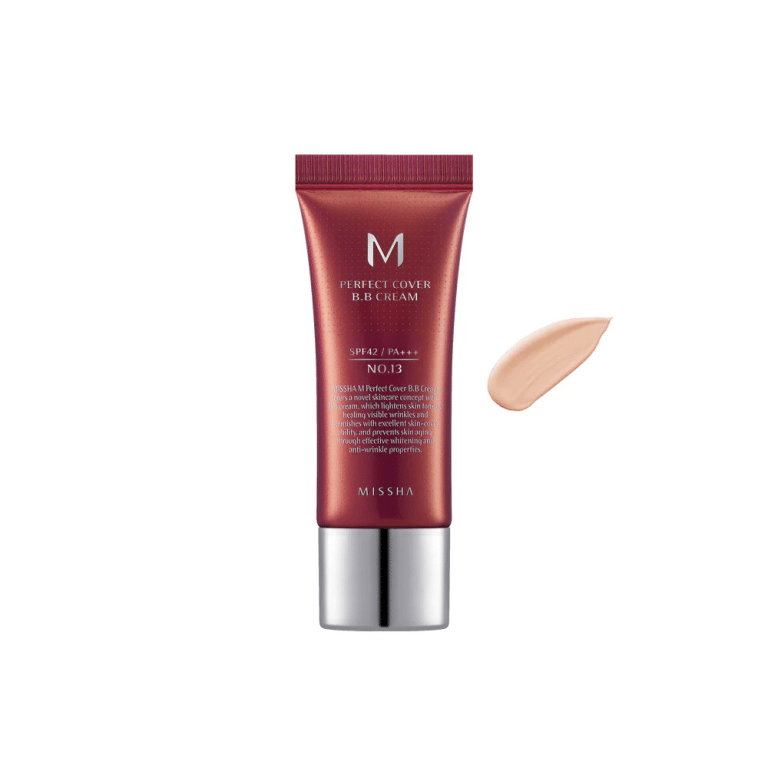 MINI M Perfect Cover BB Cream SPF42 Pa+++ #13 Bright Beige - K Beauty